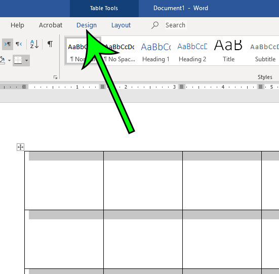 How to Remove Borders from a Table in Microsoft Word for Office 365